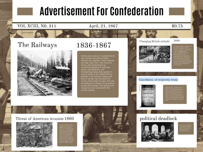 confederation newspaper by man long on Prezi