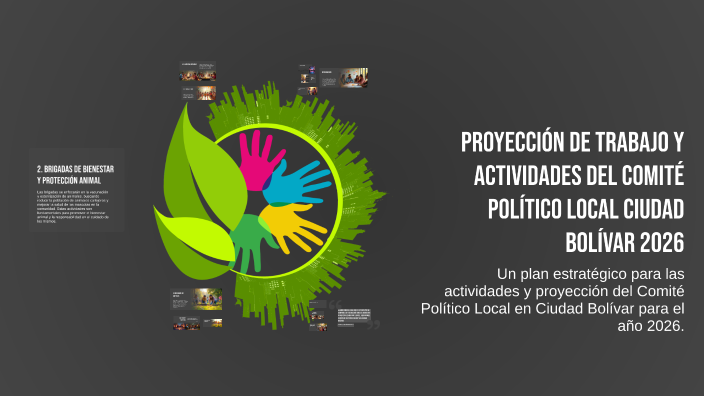 Proyección de Trabajo y Actividades del Comité Político Local Ciudad ...