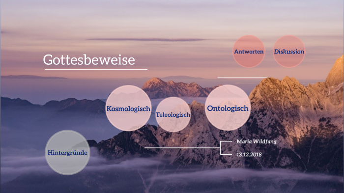 Gottesbeweise by Maria Wildfang on Prezi