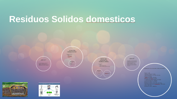 Residuos Solidos domesticos by javier aguilo roa on Prezi