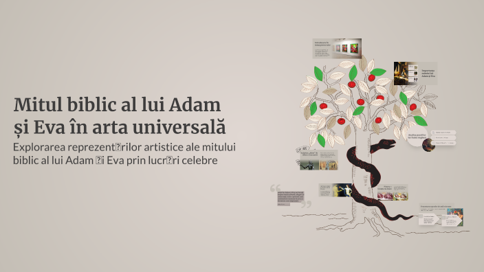 Mitul biblic al lui Adam și Eva în arta universală by Florin Buzila on ...
