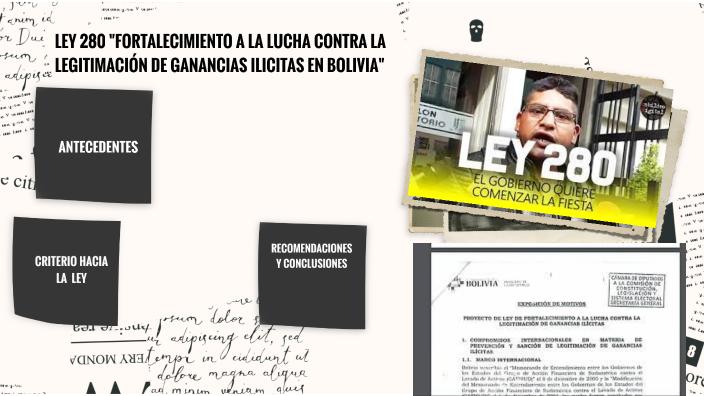 LEY 280 "FORTALECIMIENTO A LA LUCHA CONTRA LA LEGITIMACIÓN DE GANA by ...
