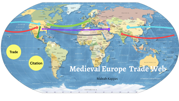 Medieval Europe Trade Web by Maleah Kappas on Prezi