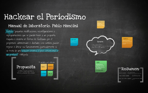 Hackear el Periodismo by Magali Scrosoppi on Prezi