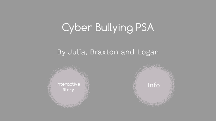 Cyber Bullying PSA by Braxton Cleveland on Prezi