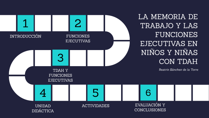 La memoria de trabajo y las funciones ejecutivas en niños con TDAH by ...