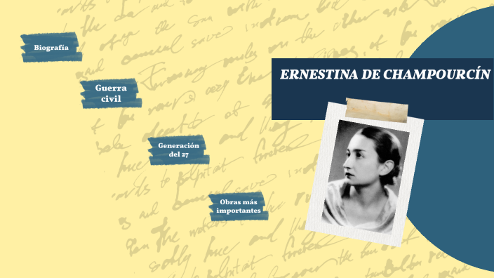 Ernestina de Champourcin by Cristina Pérez Veitia on Prezi