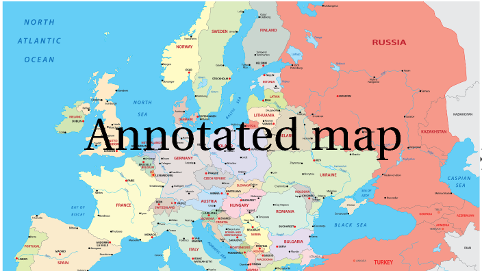 annotated map by Hannah Phillips on Prezi