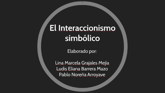 El Interaccionismo simbólico by Lina Grajales on Prezi
