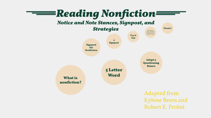 Reading Nonfiction_Notice and Note by Rose Kelley on Prezi