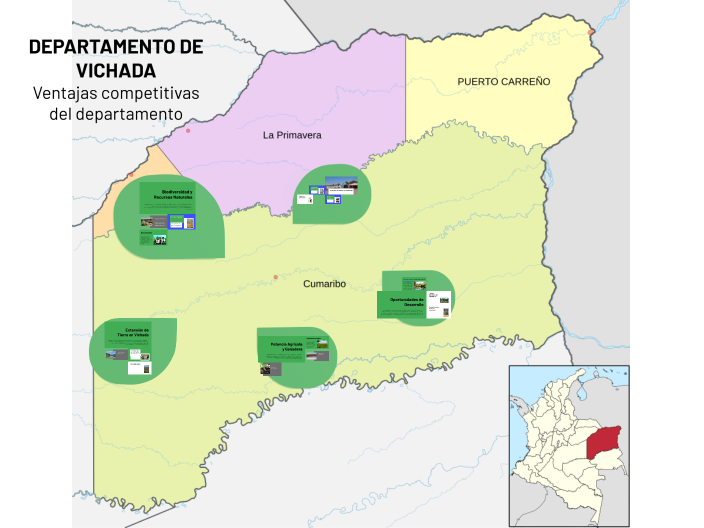 Mapa de Colombia: Departamento Vichada by xyomara marulanda on Prezi