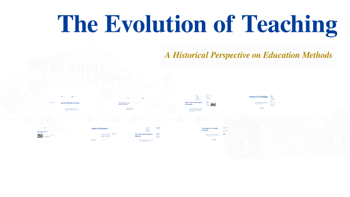 The Evolution of Teaching by Anil Kumar on Prezi