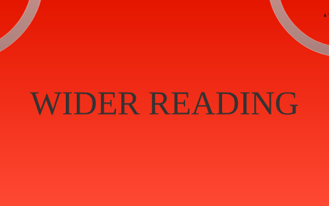 English Literature Wider Reading by Jessica Rabicano on Prezi