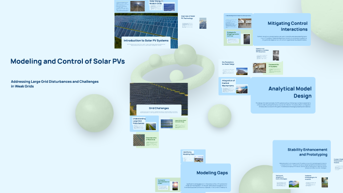 Modeling and Control of Solar PVs by 330000000000 000000000 on Prezi