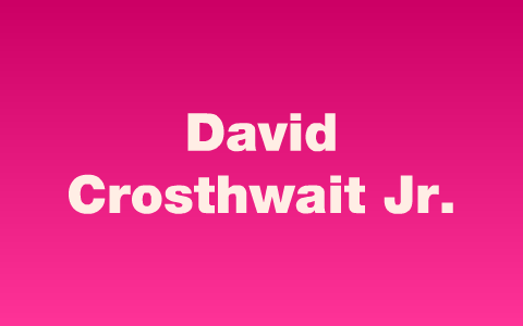 David Crosthwait Black History Month Project by H Haas on Prezi