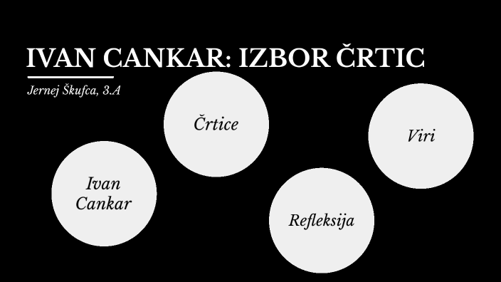 Ivan Cankar: Črtice by Jernej Škufca on Prezi