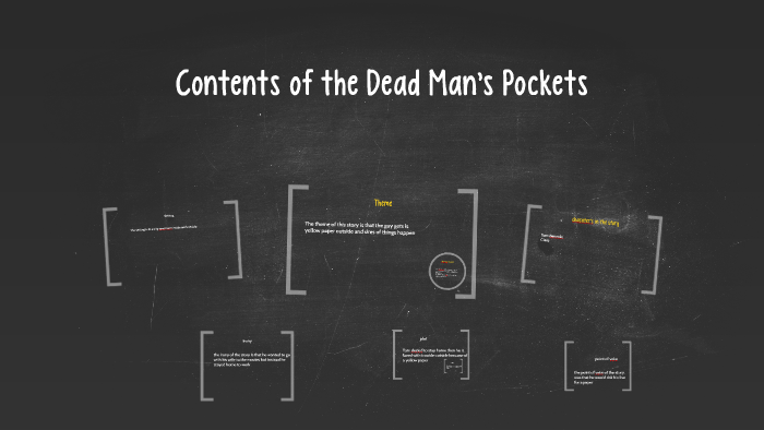 Contents of the Dead Man's Pockets by madison gaskins on Prezi