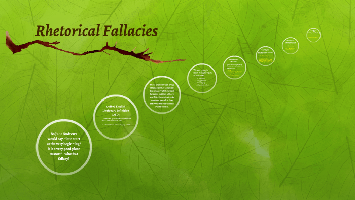 Rhetorical Fallacies by donna herndon on Prezi