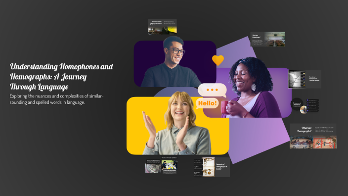 Understanding Homophones and Homographs: A Journey Through Language by ...