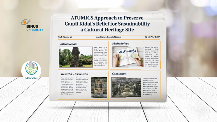 ATUMICS Approach to Preserve Candi Kidal's Relief for Sustainability a ...