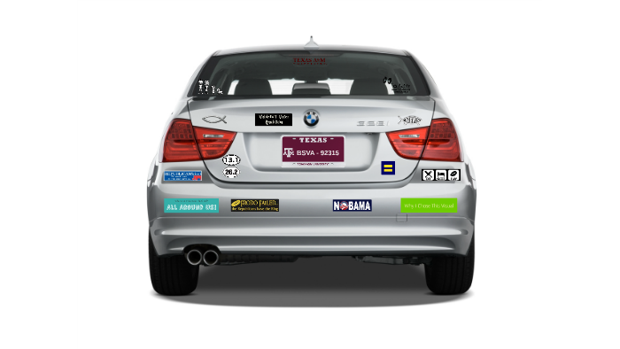 Bumper Stickers as Visual Argument by Renee Yang on Prezi