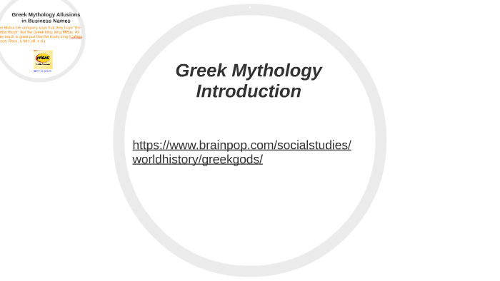 Greek Mythology Allusions by Jill Baker on Prezi