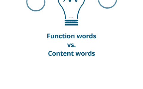 Function vs. Content Words by Luke Coffelt on Prezi
