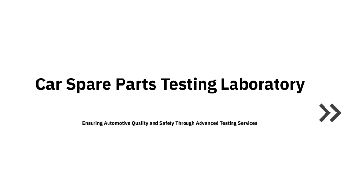 Car Spare Parts Testing Laboratory by Salma Alshahrani on Prezi