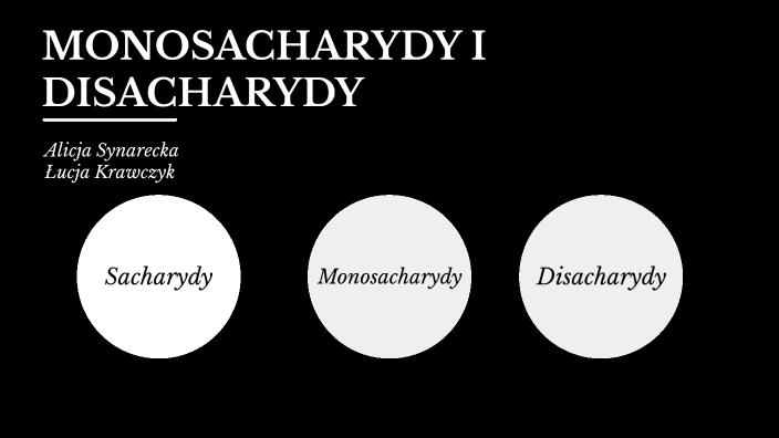 Monosacharydy i Disacharydy by Alicja Synarecka on Prezi