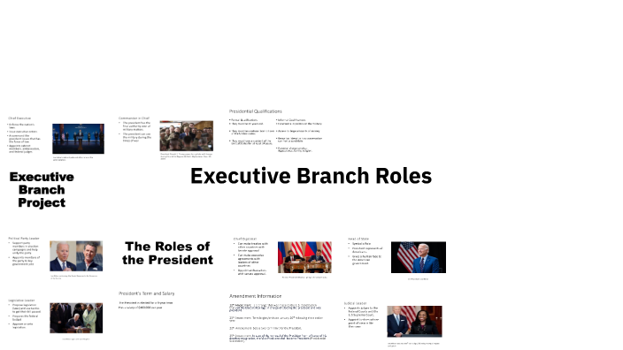 Executive Branch Roles by Manuel Covarrubias on Prezi Executive Branch Roles by Manuel Covarrubias on Prezi
