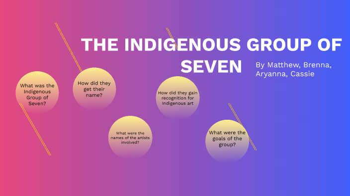The Indigenous Group of Seven by matthew butcher on Prezi