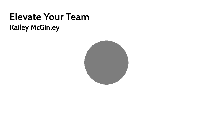 Elevate Your Team by Kailey McGinley on Prezi