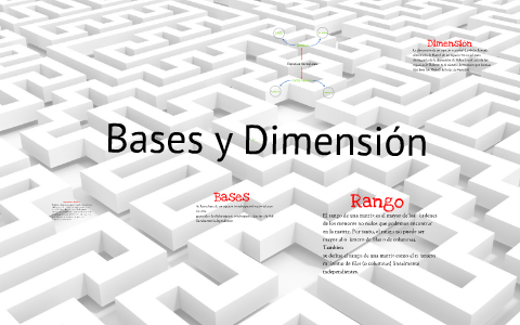 Bases y Dimensión by Euclides De Angel on Prezi