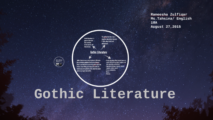 Gothic Literature by on Prezi
