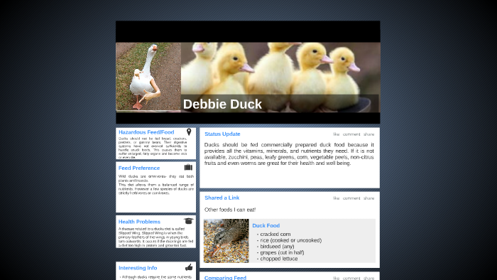 Debbie Duck by evan gates on Prezi