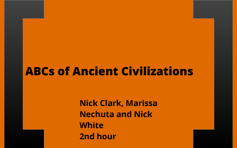 ABCs of Ancient Civilization by Marissa Nechuta