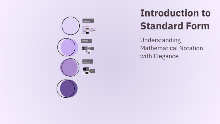 Introduction to Standard Form by courtney on Prezi