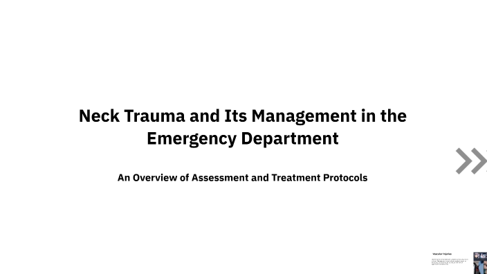 Neck Trauma and Its Management in the Emergency Department by Mohammed ...