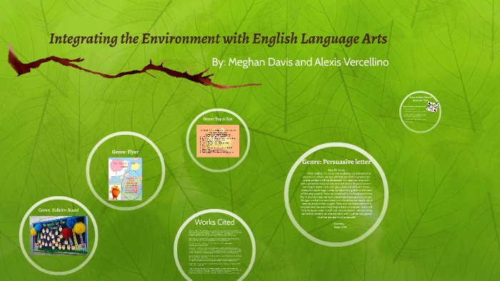 Integrating the Environment with English Language Arts by Meghan Davis ...