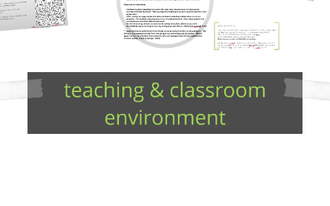 teaching & classroom environment by megan bollinger