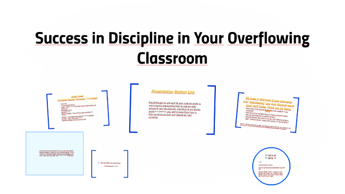 Success in Discipline in Your Overflowing Classroom by Syndy Casey
