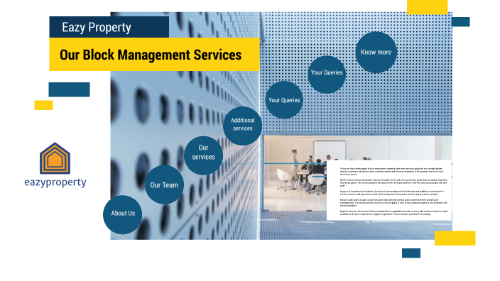 Eazy Property Block Management Services by on Prezi
