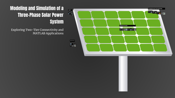 Modeling and Simulation of a Three-Phase Solar Power System by Bilgwn ...