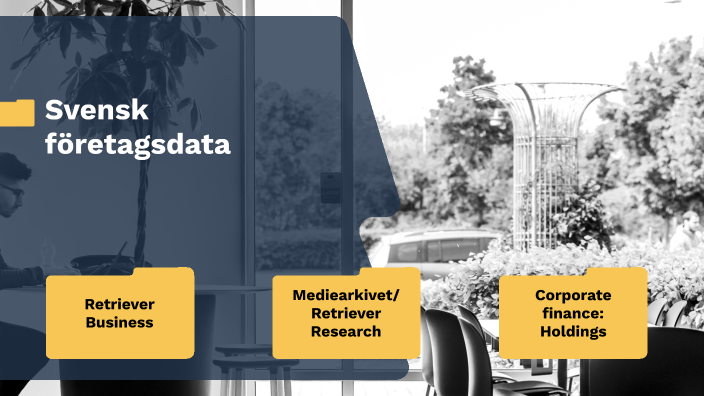 Databaser om svenska bolag och marknader by Erik Bergsten on Prezi