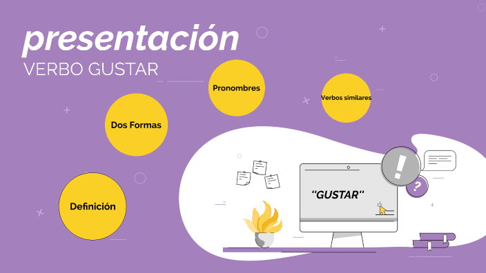 PRESENTACION VERBO GUSTAR by Ludmila Olguin on Prezi