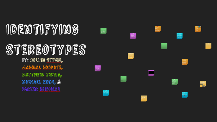 Identifying Stereotypes by on Prezi