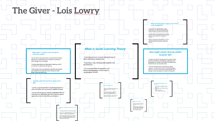 The Giver - Lois Lowry by Alison Santymire on Prezi