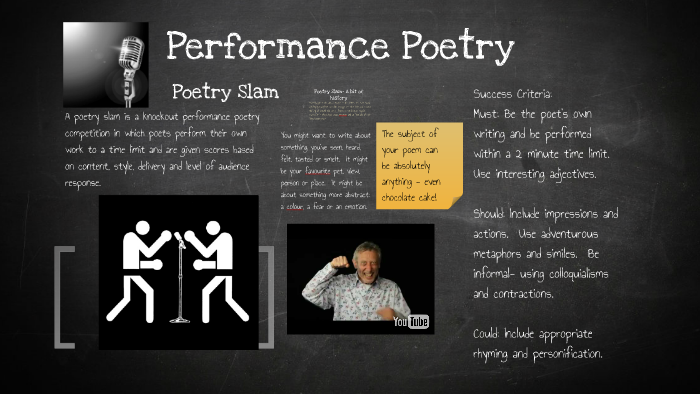 Performance Poetry by Michael Walters on Prezi