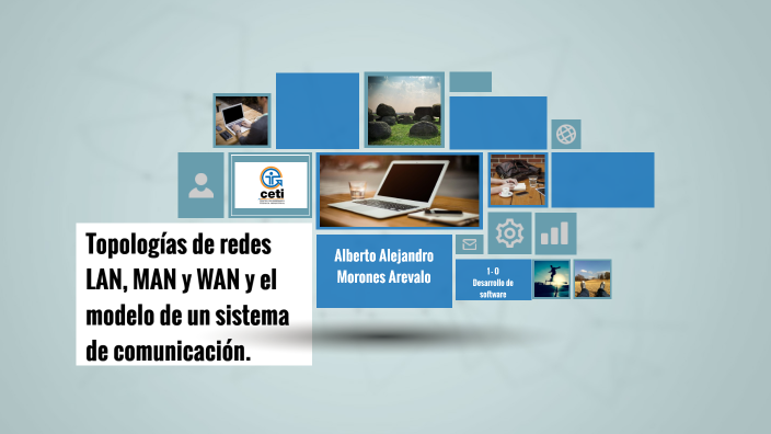 Topologías de redes LAN, MAN y WAN y el modelo de un sistema de ...