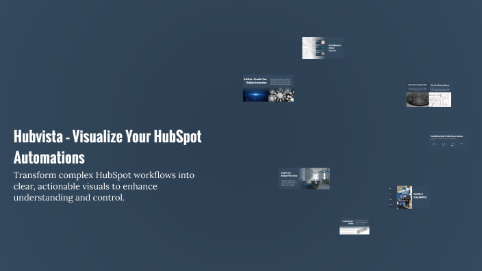 Hubvista – Visualize Your HubSpot Automations by Maarten Bovendaerde on ...